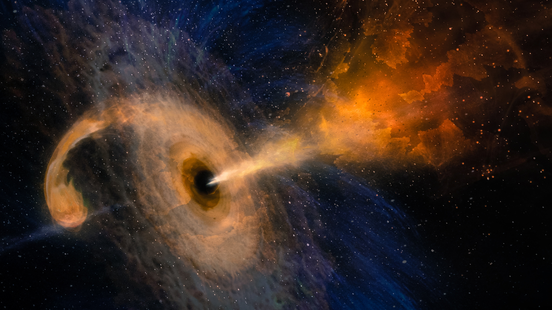 Scientists observe novel black hole formation