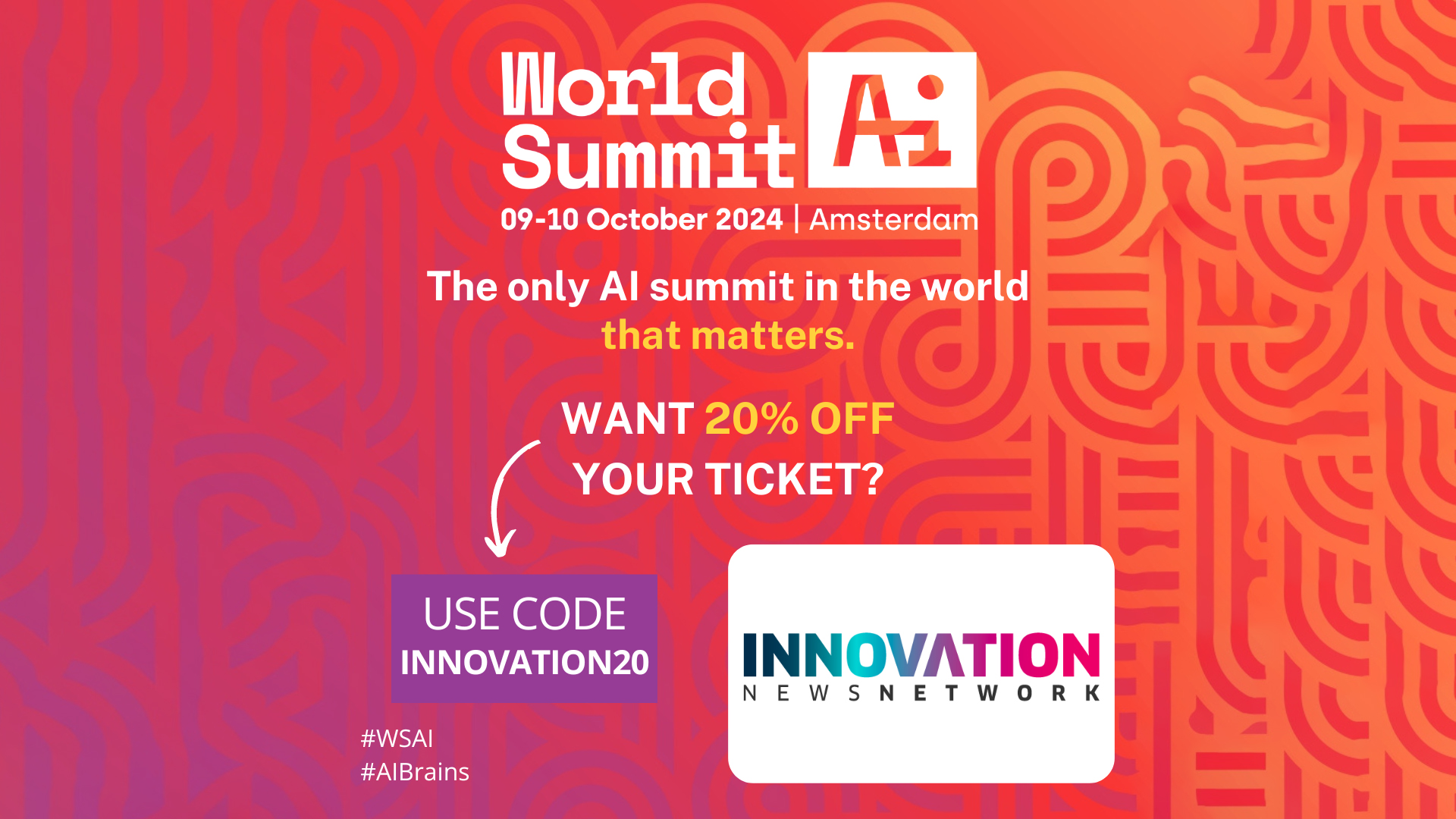 Book tickets for World Summit AI 2024